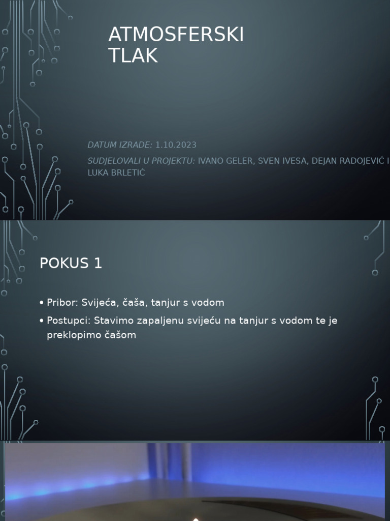 Atmosferski Tlak | PDF