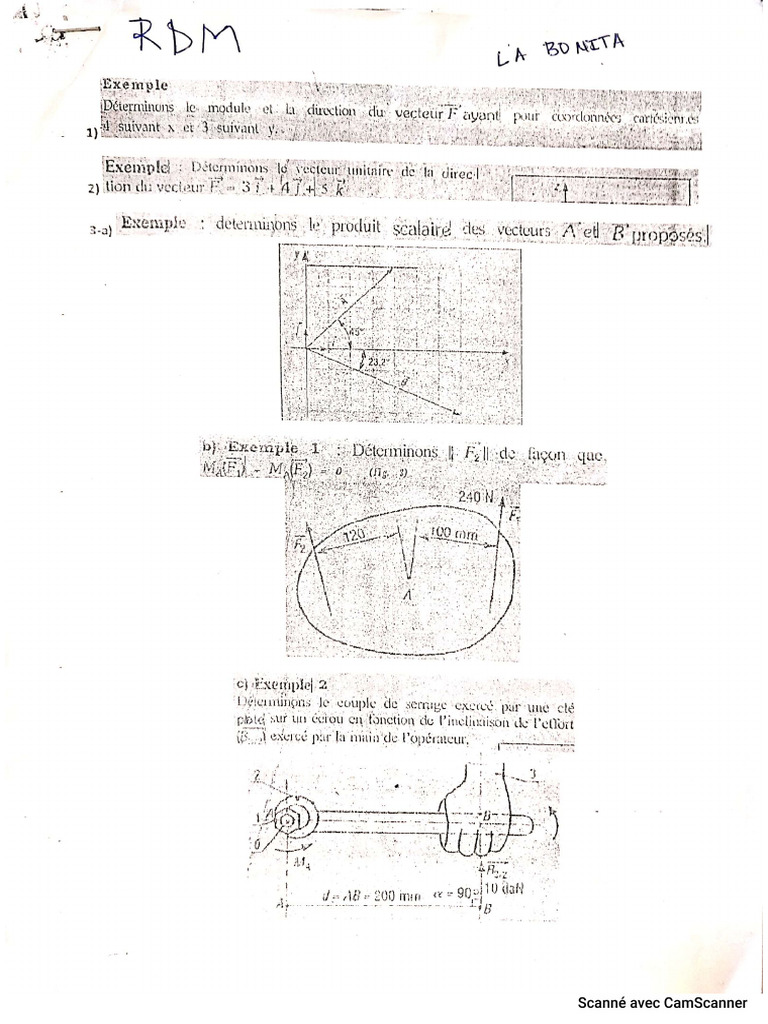 RDM Exo Et Correction | PDF