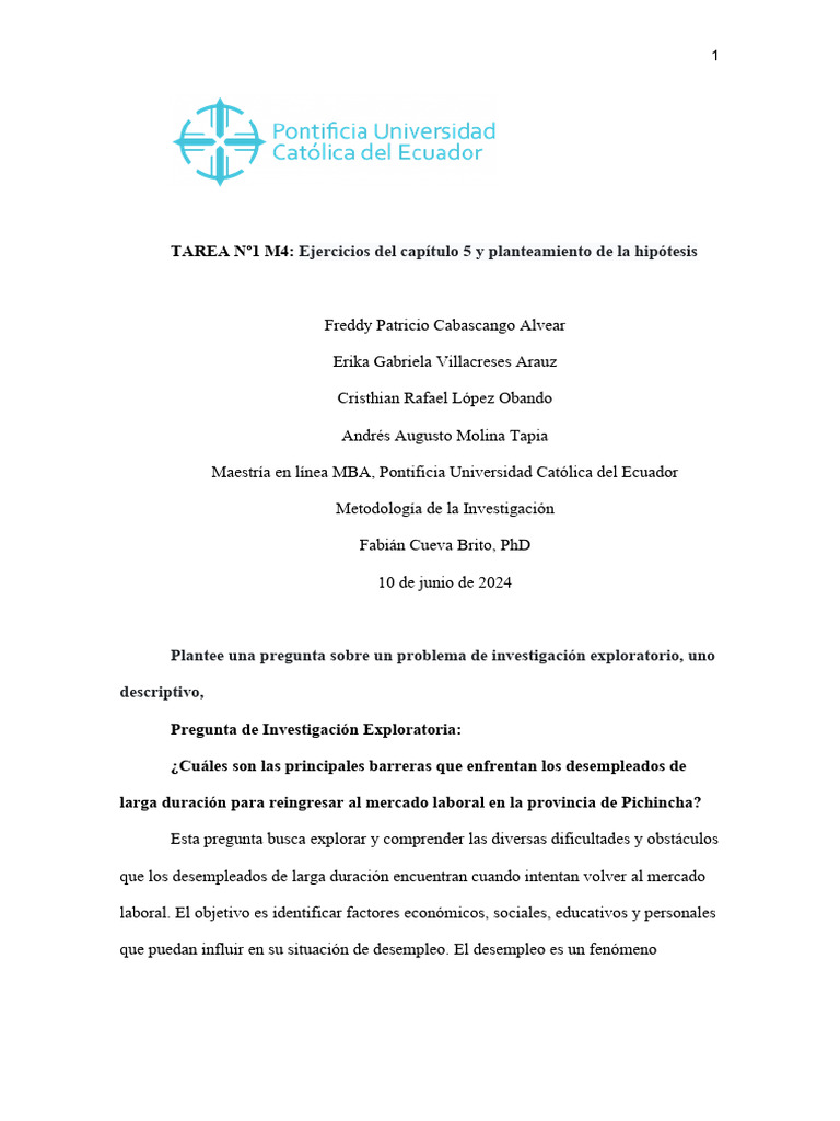 T1 M4 - Metodologia de La Investigacion | PDF