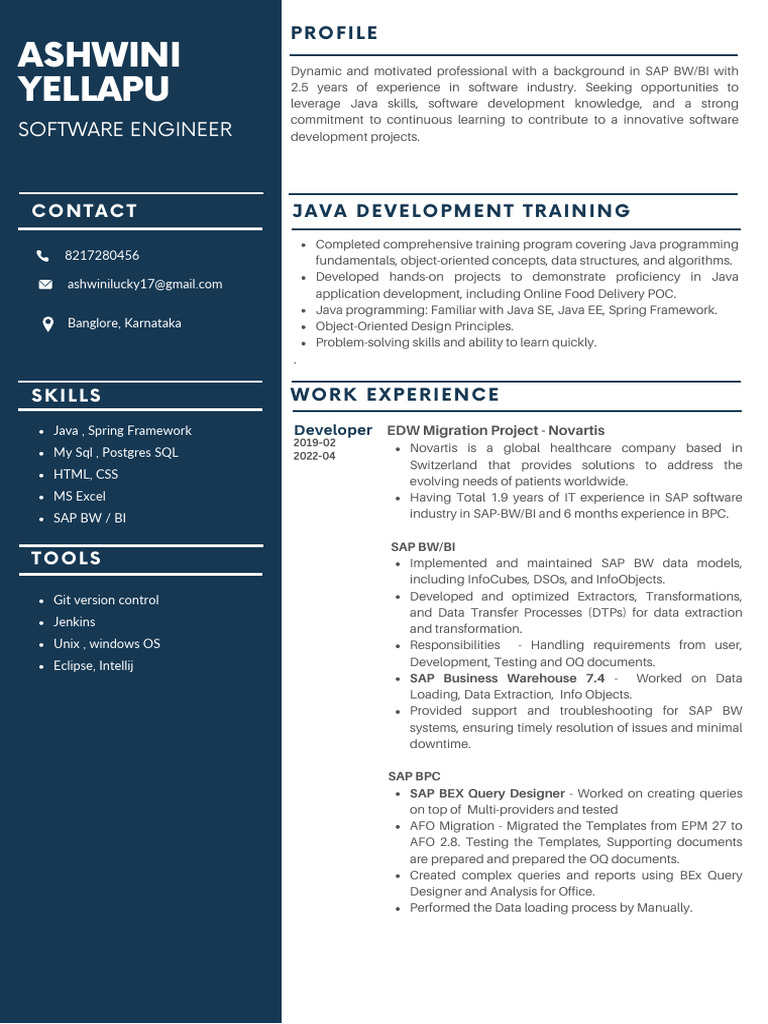 Ashwini Resume | PDF