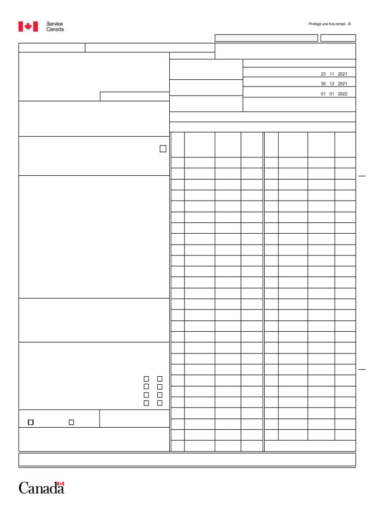 Relevé D'Emploi (Re) : Retour Non Prévu | PDF
