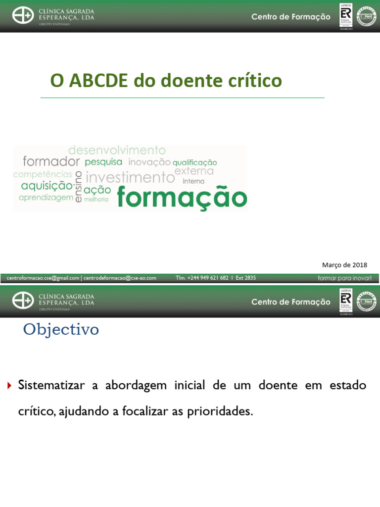 2.1 - ABCDE Do Doente Crítico | PDF