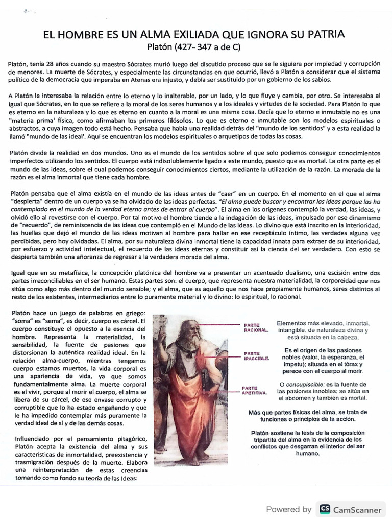 Taller Sobre Platón | PDF