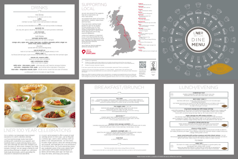 Lner2068 Dine May 2023 Lner100 Menu Online Updated v5 | PDF