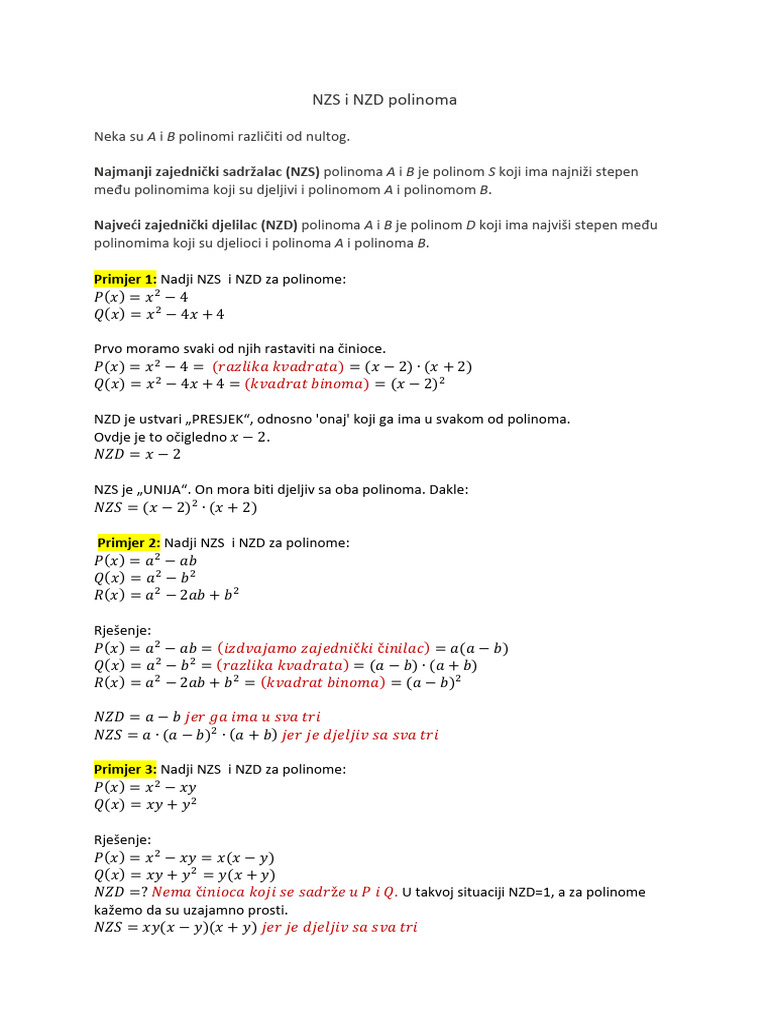 Nzs I NZD Polinoma | PDF | Science & Mathematics | Technology & Engineering