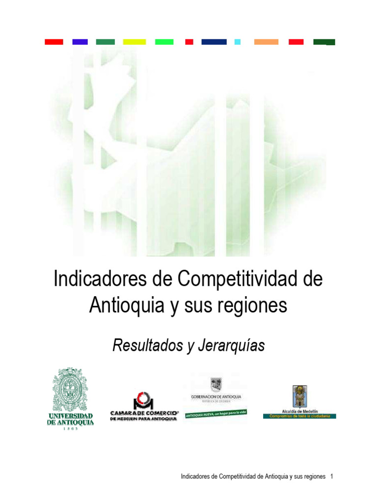 Competitividad Antioquia Estrategias Comerciales | PDF | Business | Infraestructura