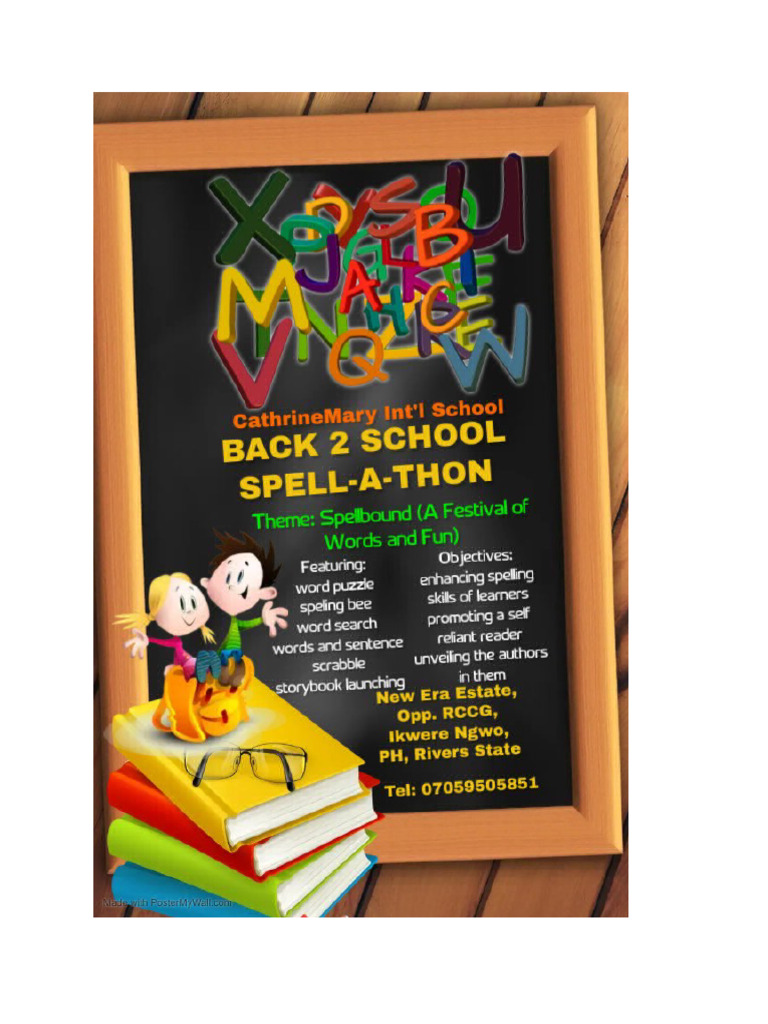 School Spell A Thon - 1724608673794 | PDF