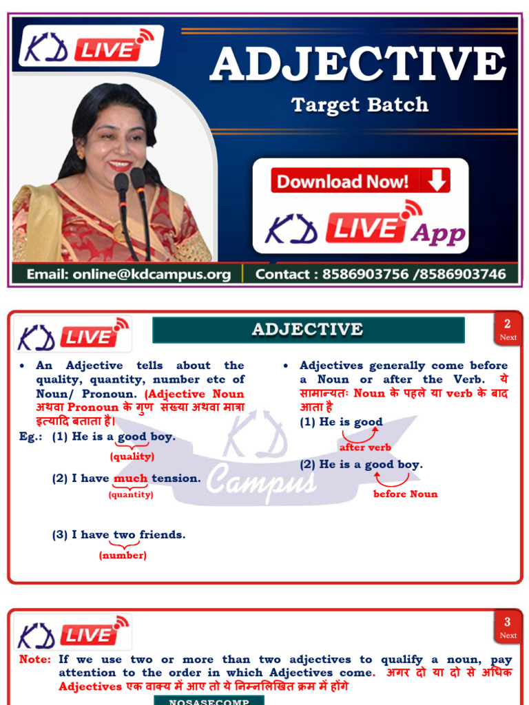 Adjective Target Batch 20201222063451 | PDF