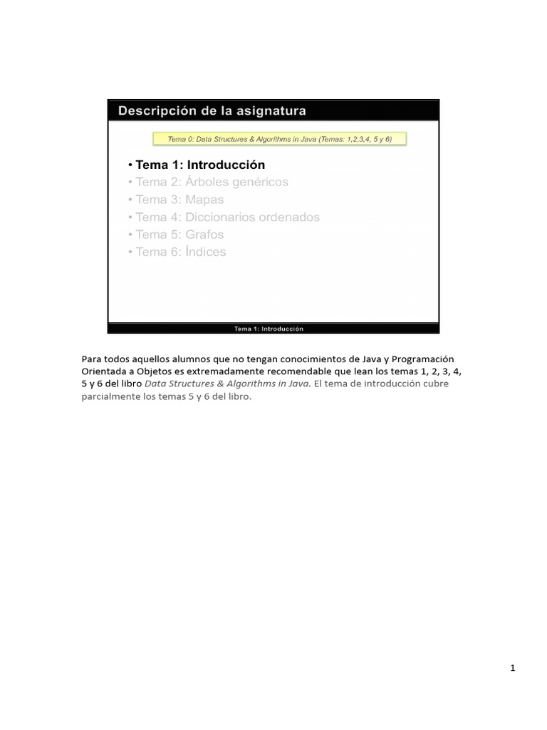 Tema1 Introduccion | PDF
