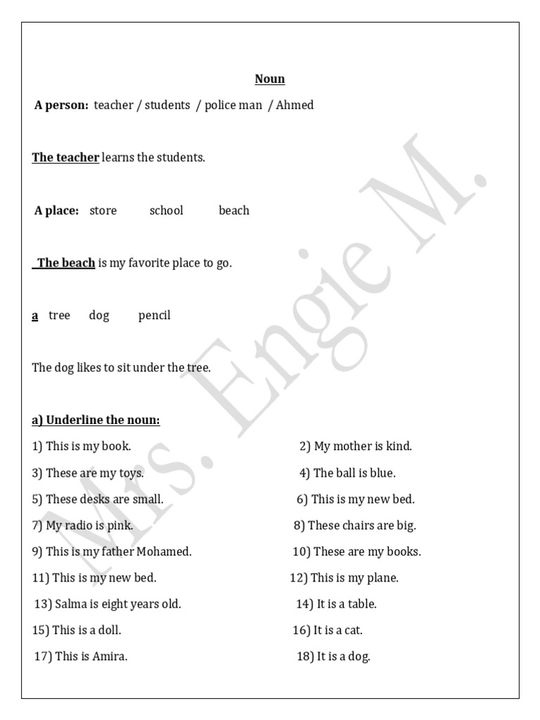 Plural Forms of Nouns: Lily Examples | PDF | Plural | Linguistics