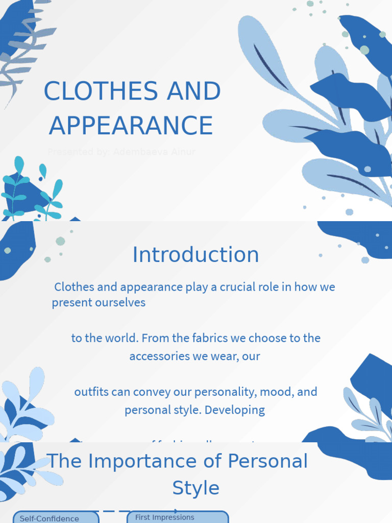 Clothes and Appearance - PPTX 20240509 021821 0000 | PDF
