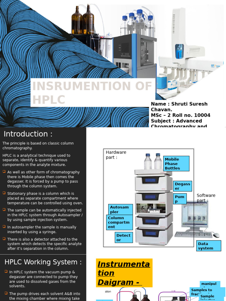 04 - Instrumentation of HPLC | PDF