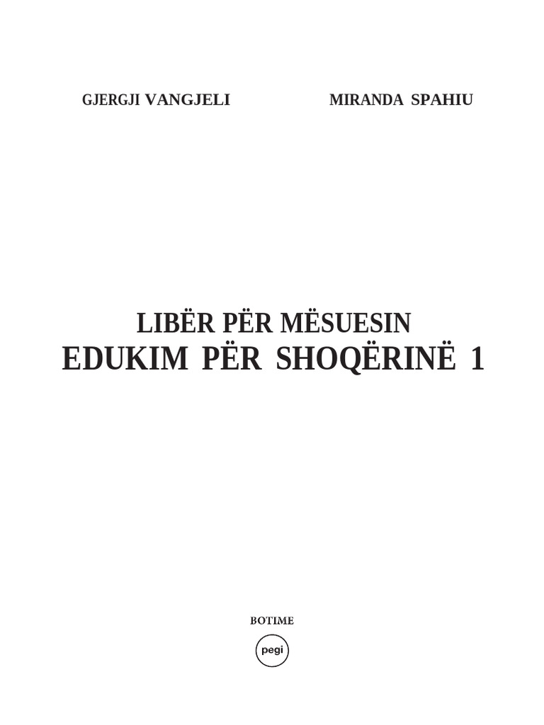 Edukim Per Shoqerine 1 | PDF