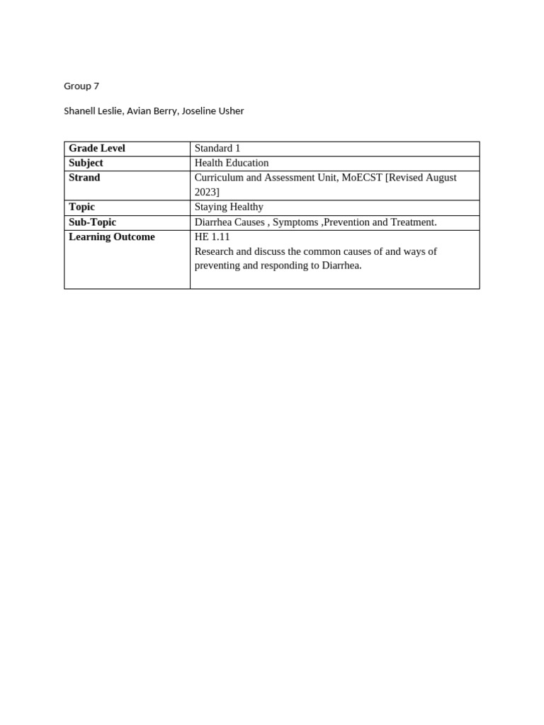 Grade Level Pdf