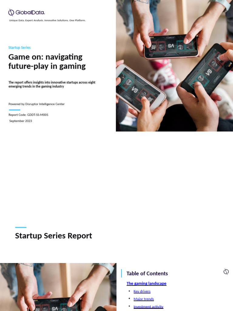 Startup Series Game On Navigating Future Play in Gaming | PDF