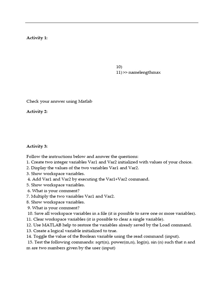 TP1 matlab | PDF TP1 matlab | PDF