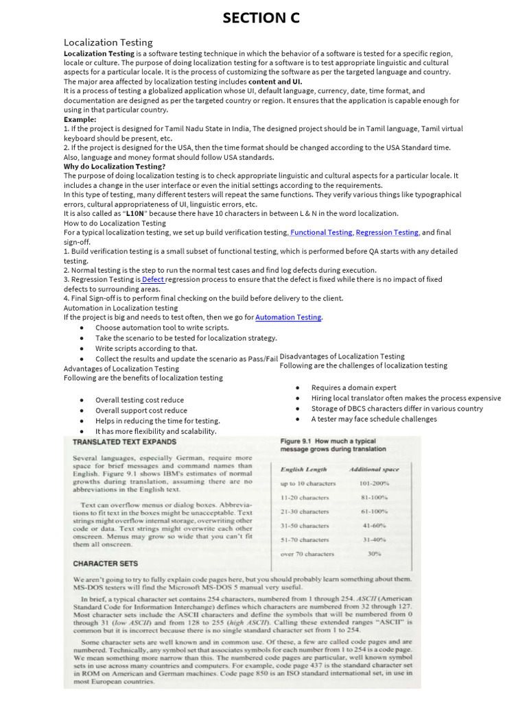 Sec C - Software Testing | PDF