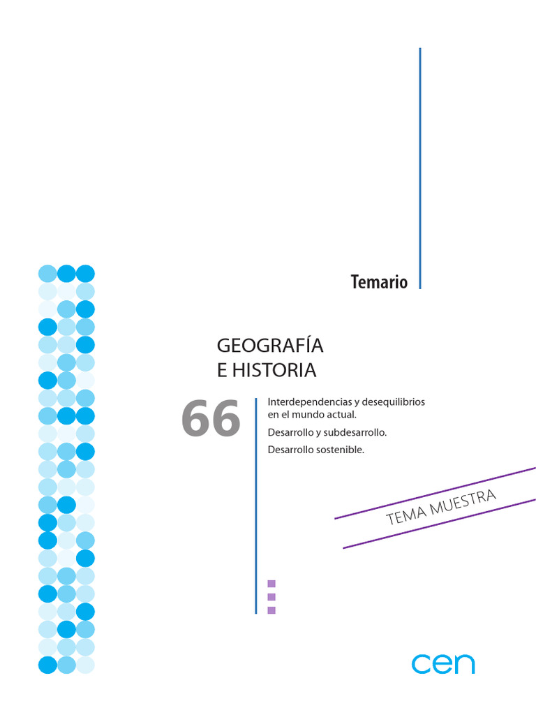 Tema 66 Desequilibrios Sociales y Riqueza | PDF