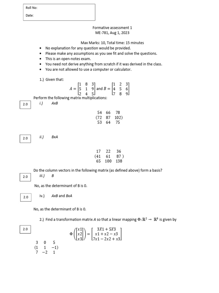 Formative Assessment 1 Pdf