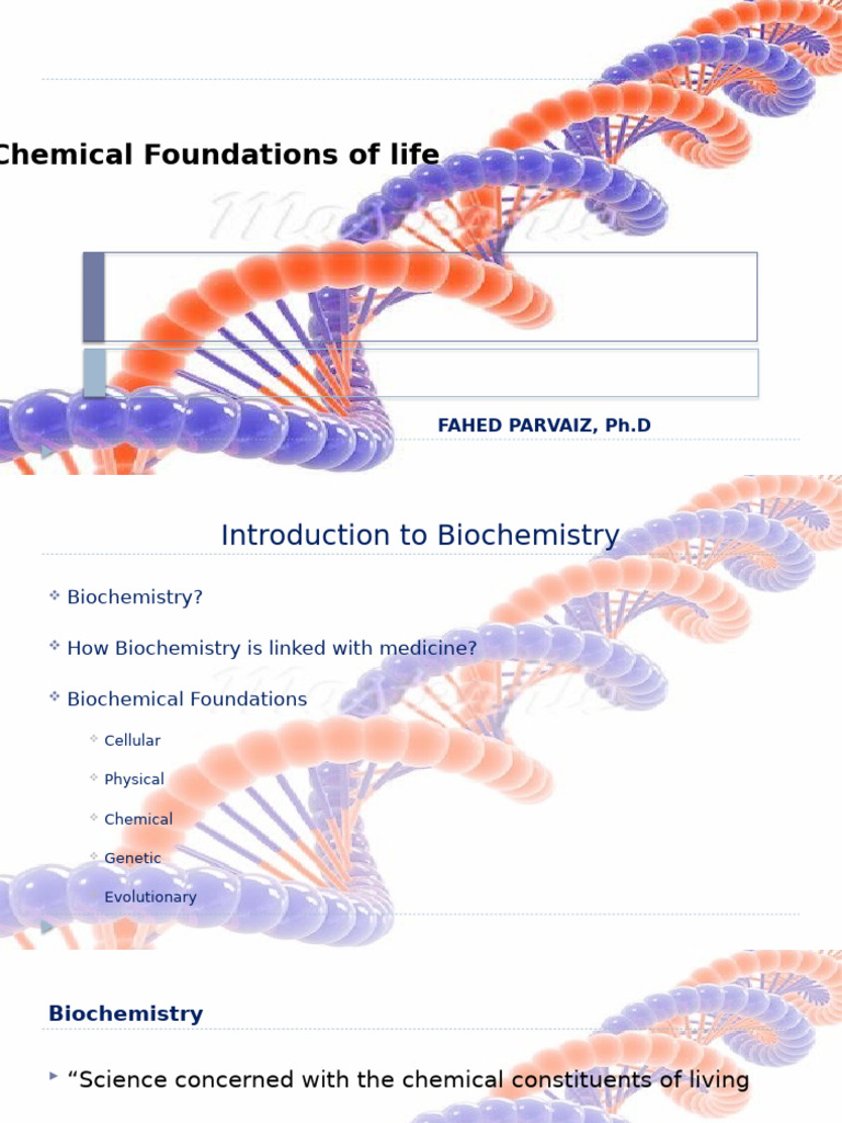 Topic-2 Chemical Foundations | PDF | Cell (Biology) | Cell Membrane