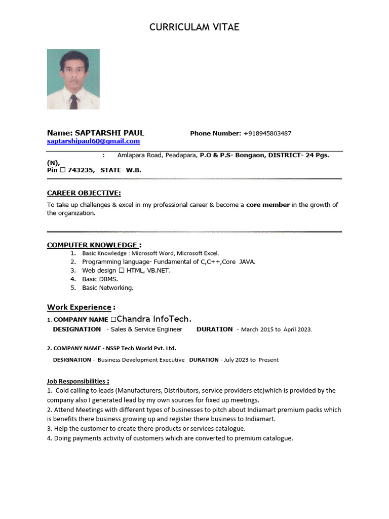 Myresume 1 | PDF