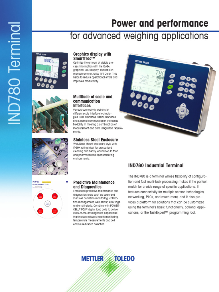 IND780 DataSheet EN | PDF