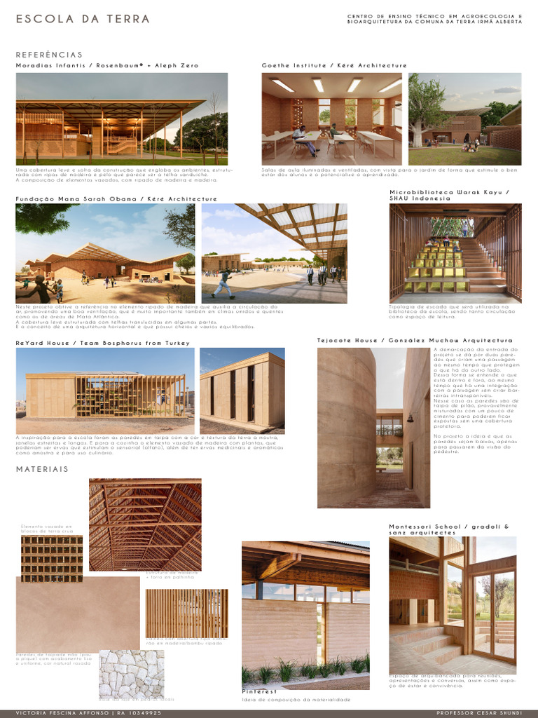 At2 - Escola Da Terra - tfg1 - Experimentação | PDF
