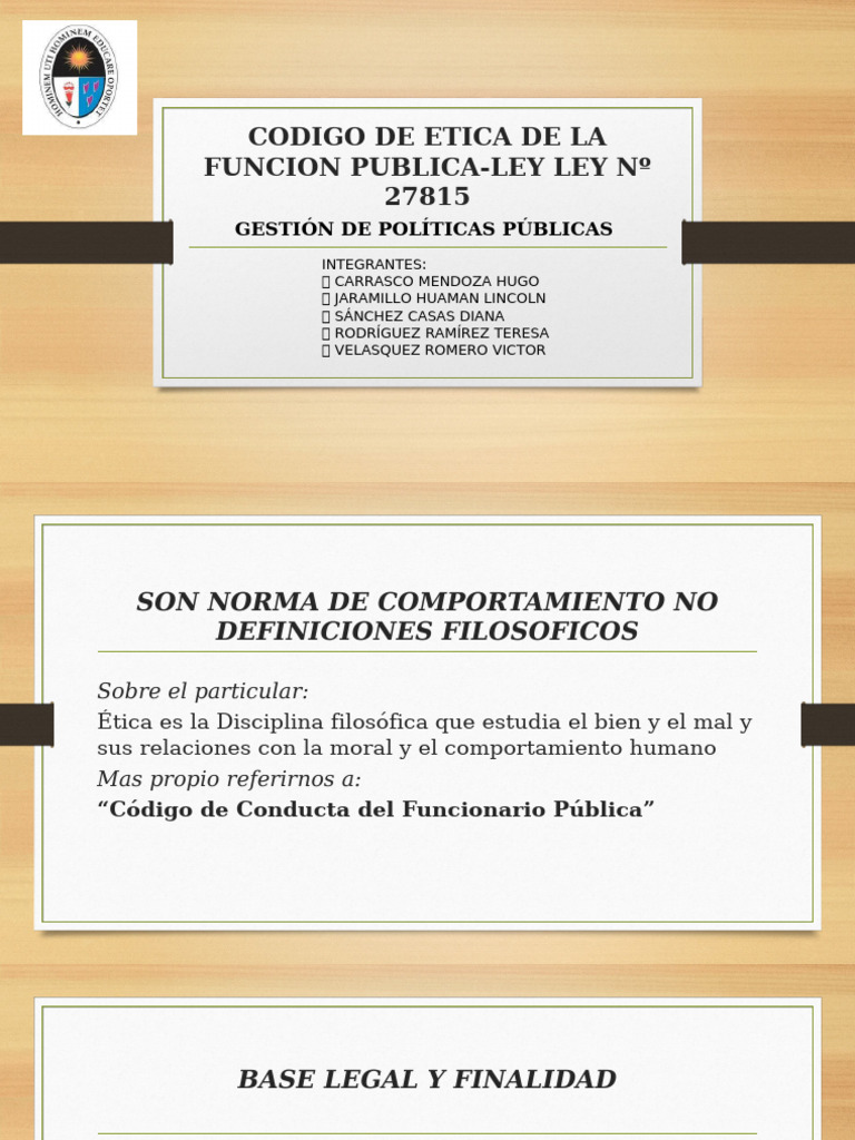 Codigo de Etica | PDF