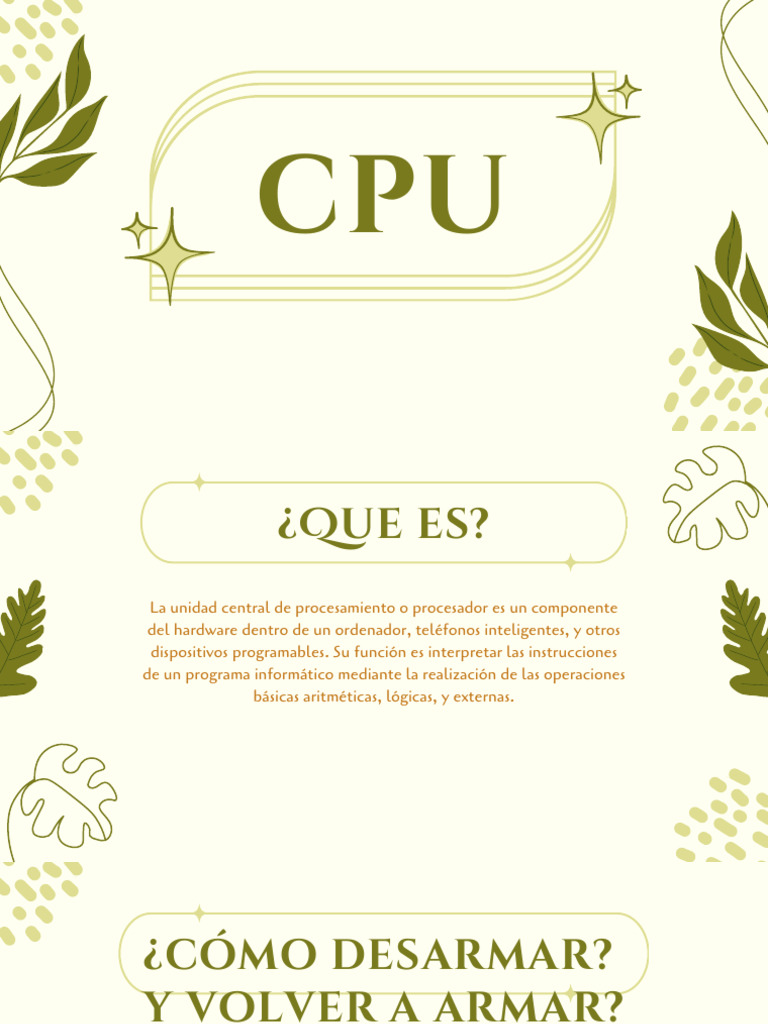 Cpu | PDF