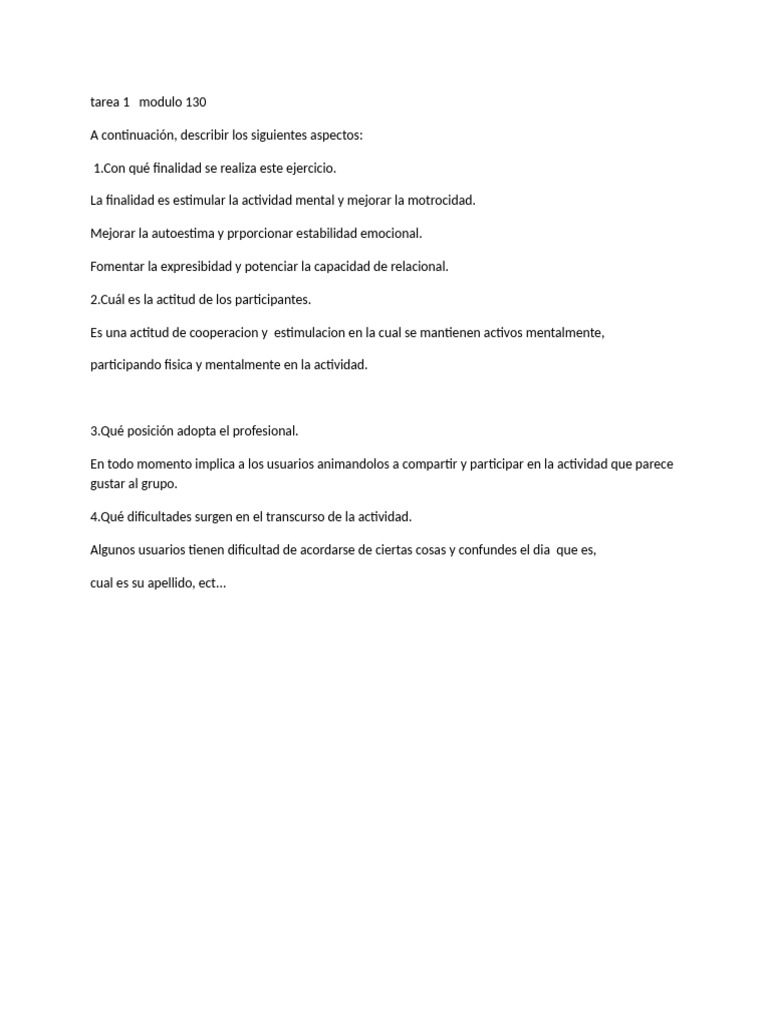 Documento Tarea 1 Modulo130 | PDF