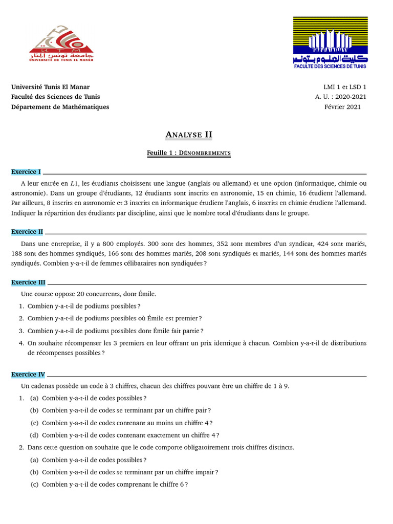 td 1 | PDF