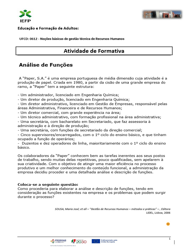 Atividade Formativa - 1 - NBG | PDF