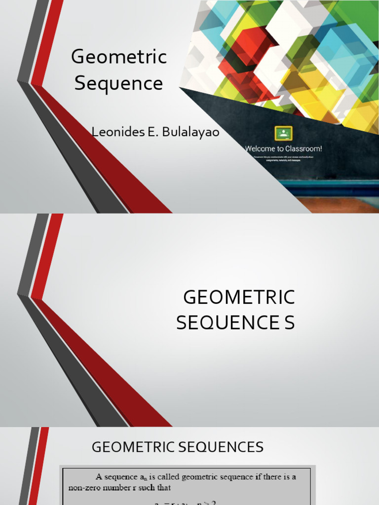 6 Geometric Sequence | PDF
