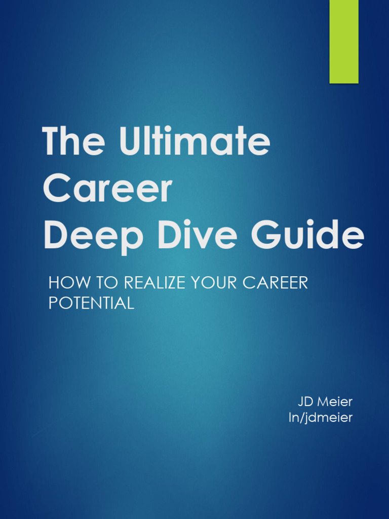 The Ultimate Career Guide | PDF