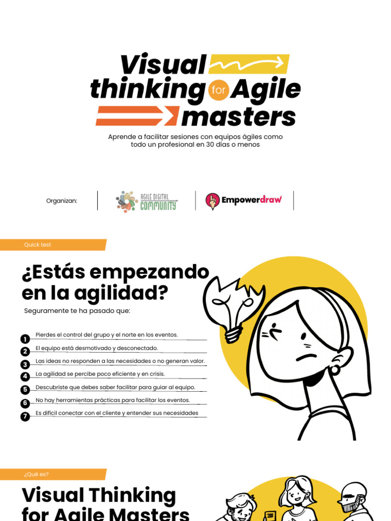VISUAL THINKING FOR AGILE MASTERS NUEVA ESTRUCTURA | PDF