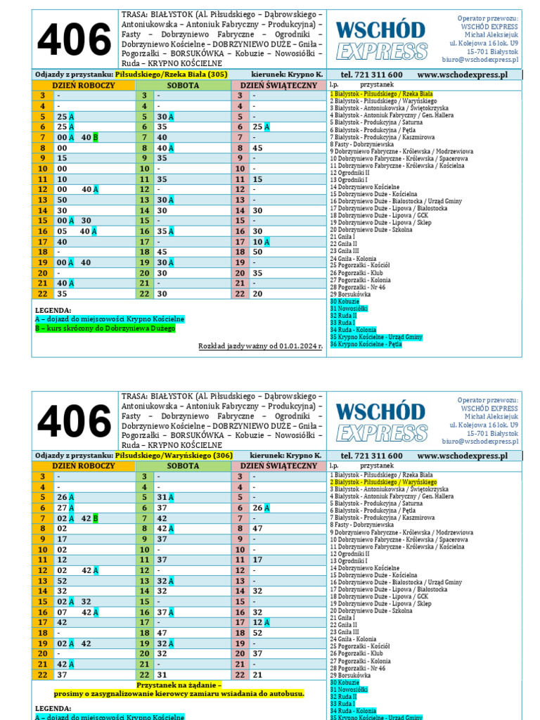406 2024 Przystankowy | PDF