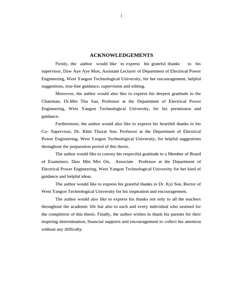 4 - Acknowledgements (Thesis) | PDF