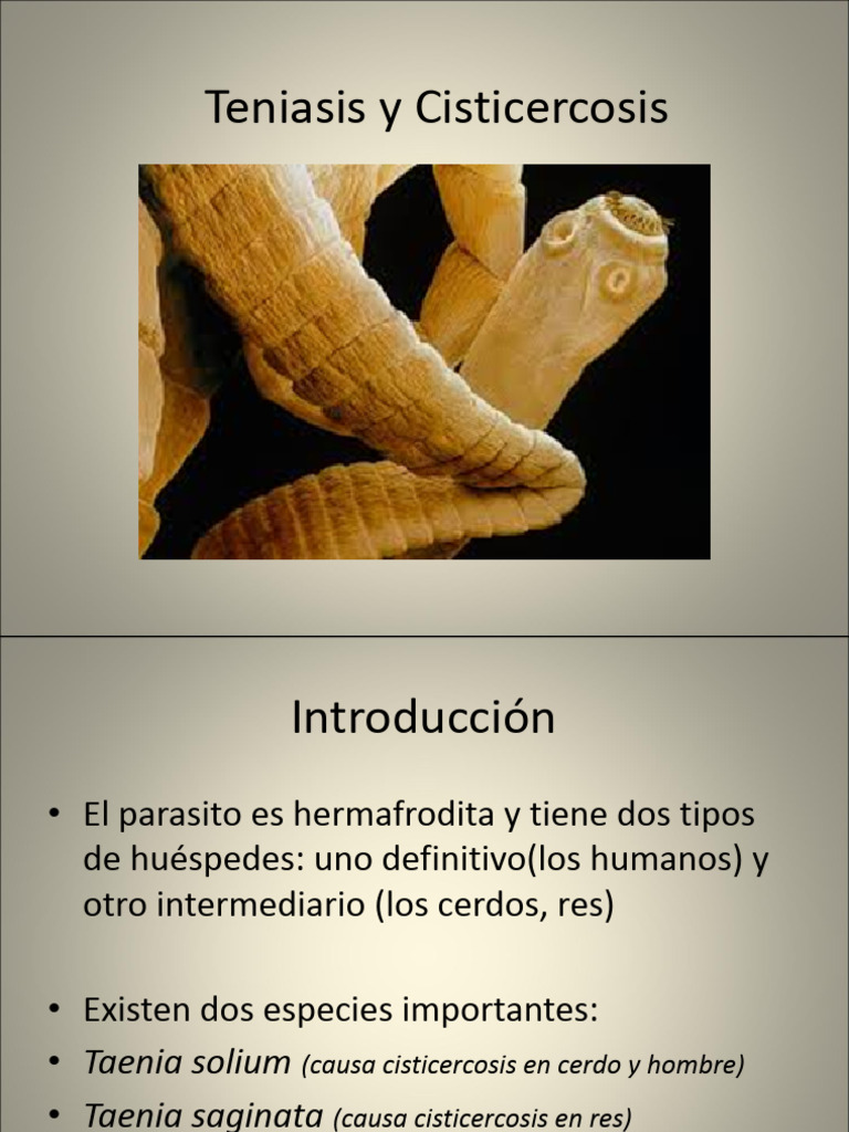 5. Teniasis y cisticercosis para ENF | PDF