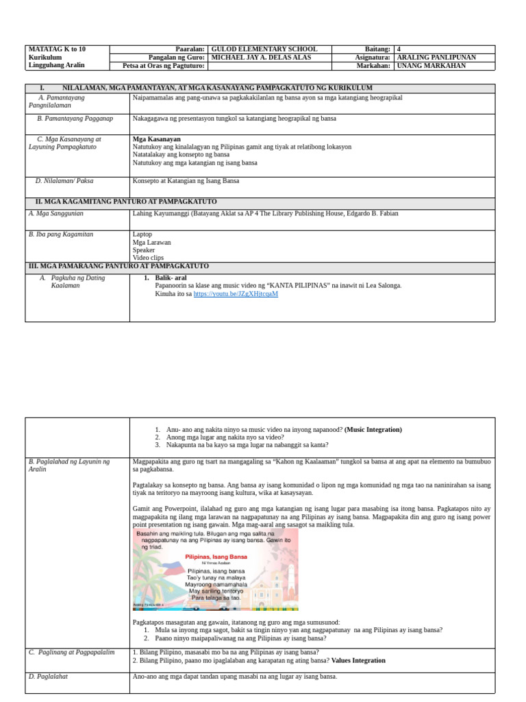 LESSON_EXEMPLAR_AP4 | PDF