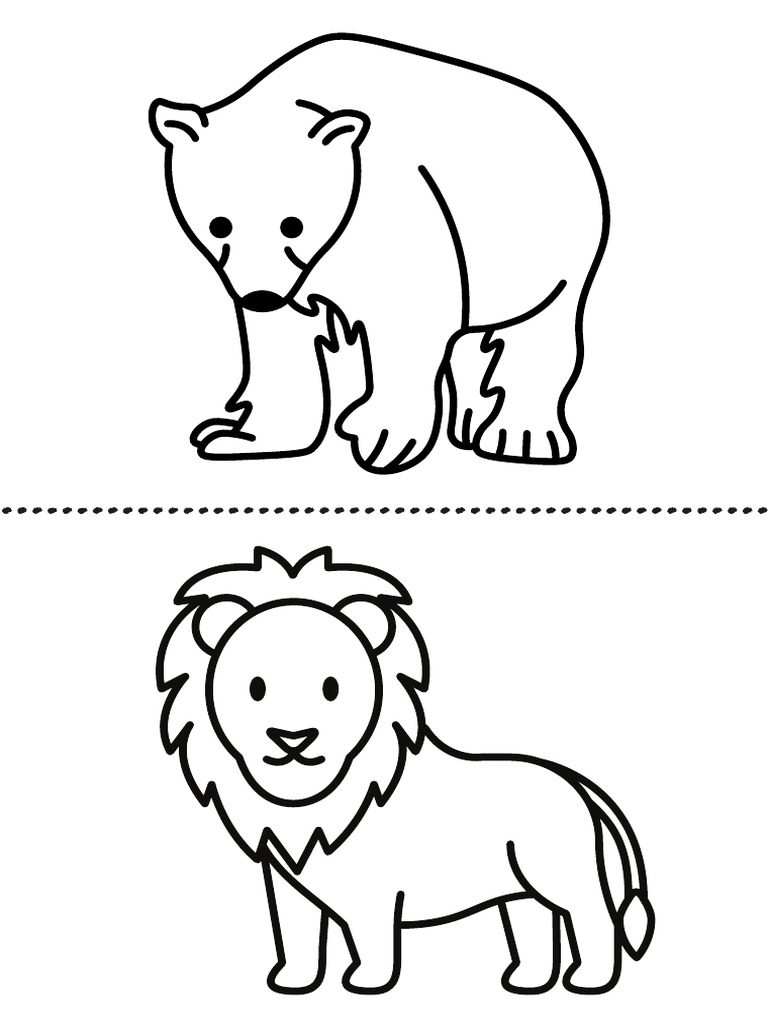 Animal Coloring Pages For Toddlers | PDF