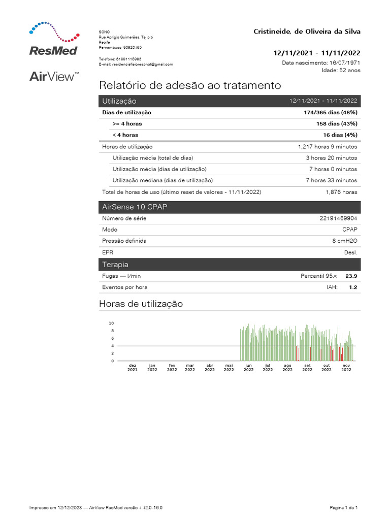 Relatório Adesão e Terapia 12122023 125907 | PDF