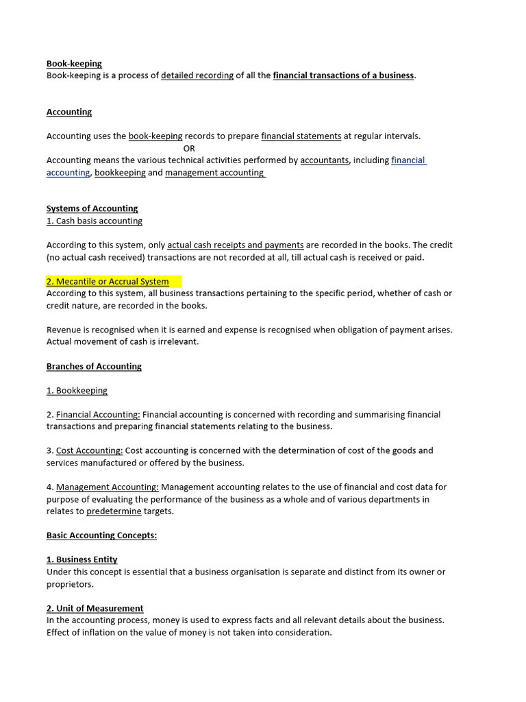 Lecture 1 Basic Concepts | PDF