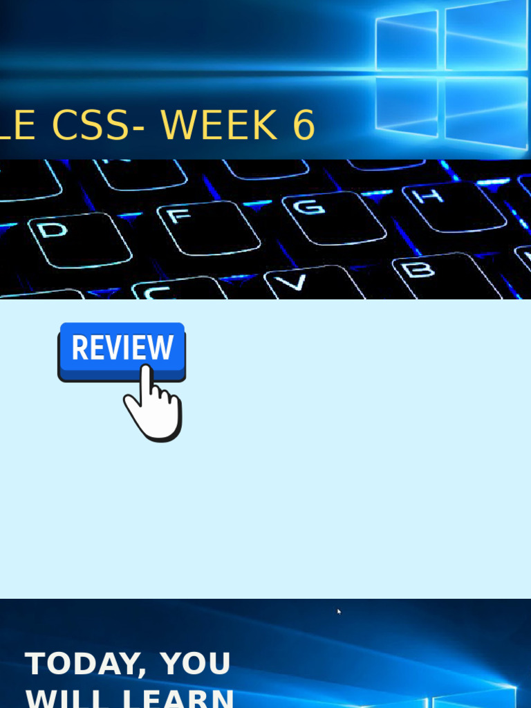 TLE - CSS-Q1-Week 6_Dekstop Icons, Keyboard Techniques, Shortcuts ...