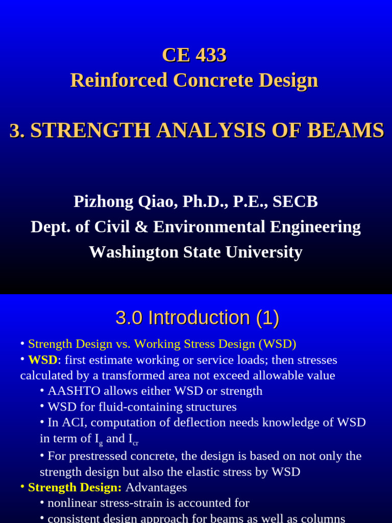 Strength Analysis of Beams | PDF