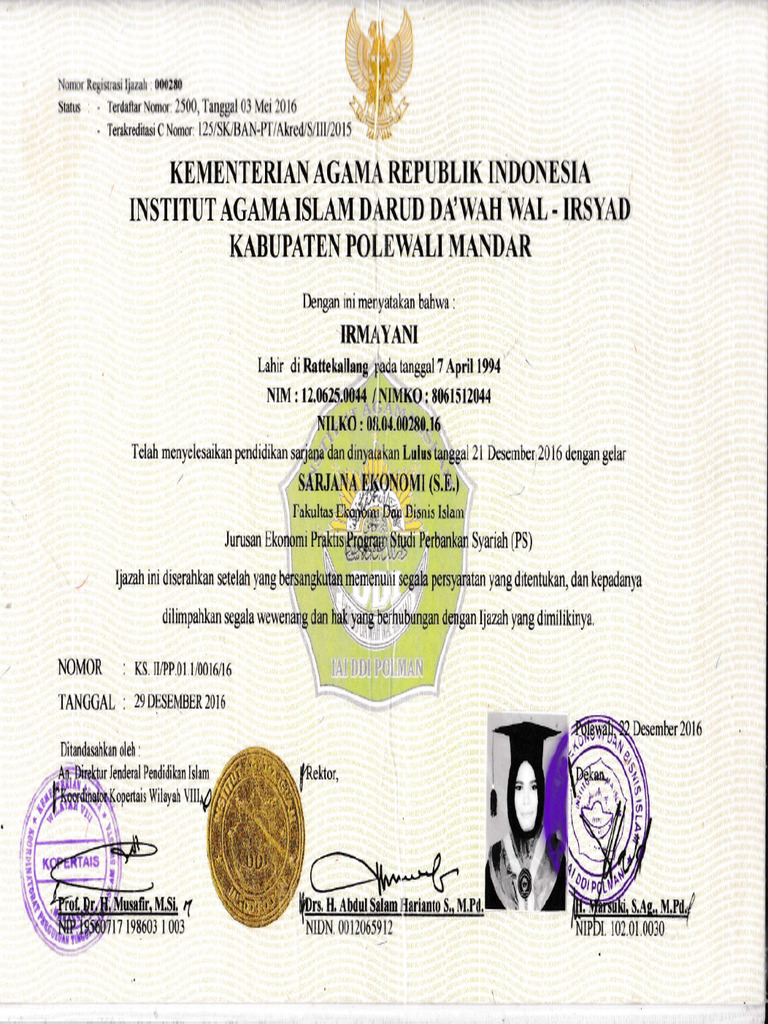 IJAZAH S1 - 11zon - Organized | PDF