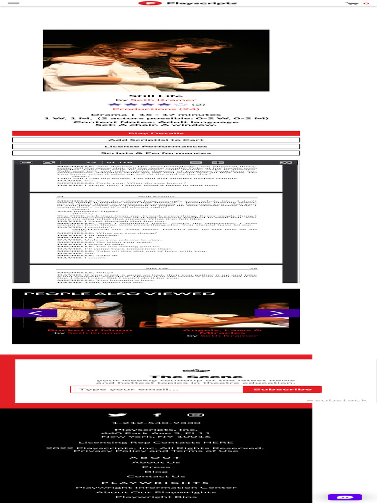 Sample Playscripts, Inc | PDF