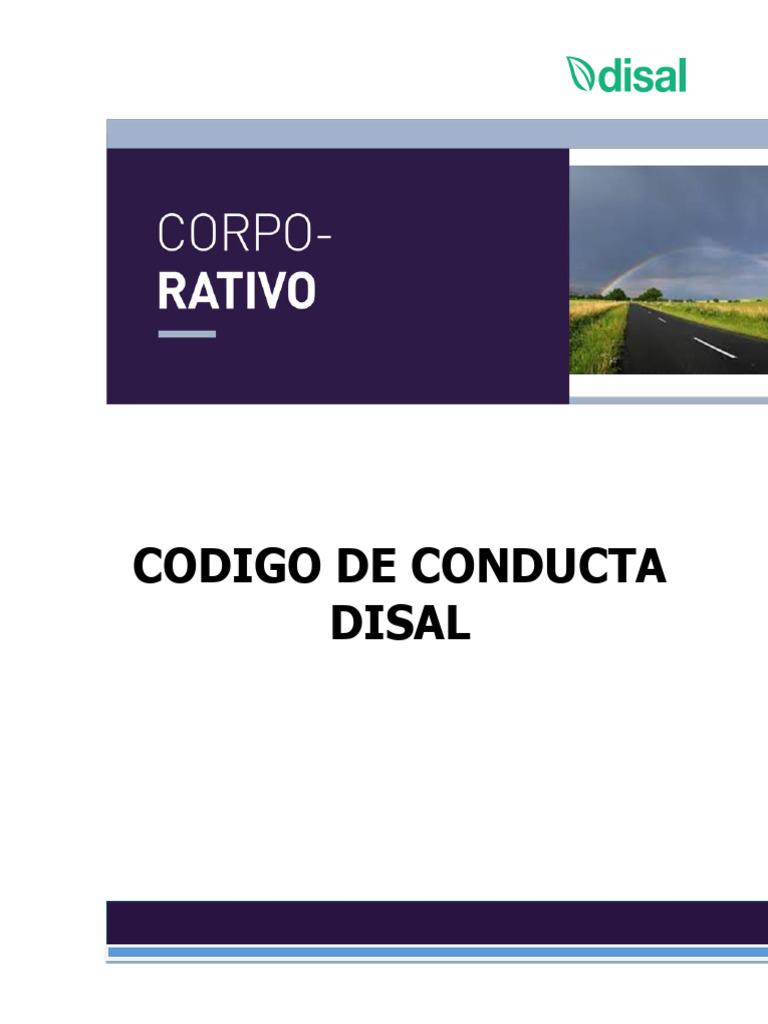 Código Conducta V2019 | PDF