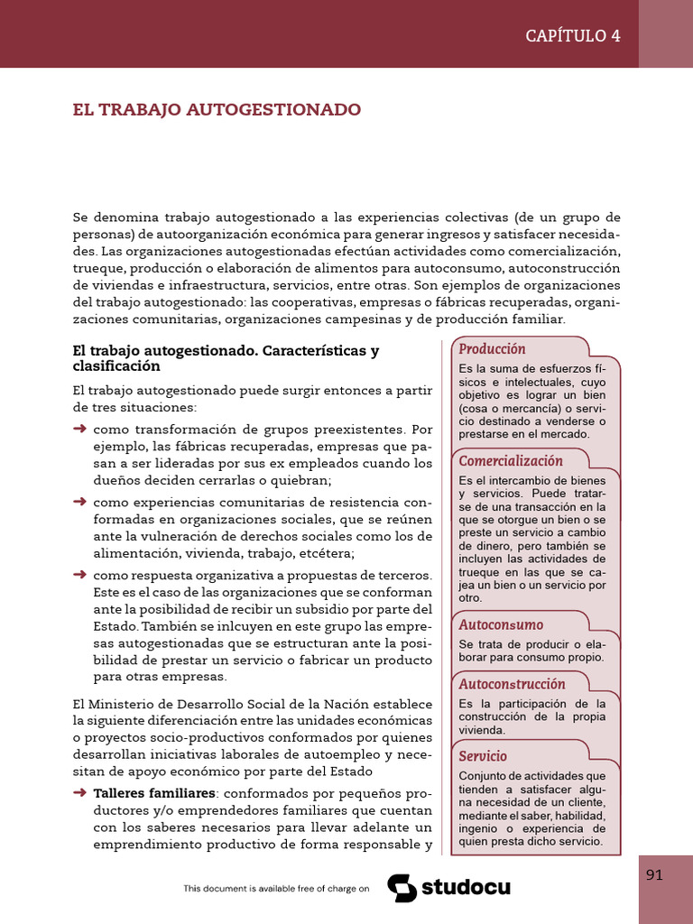 Trabajo Autogestionado | PDF