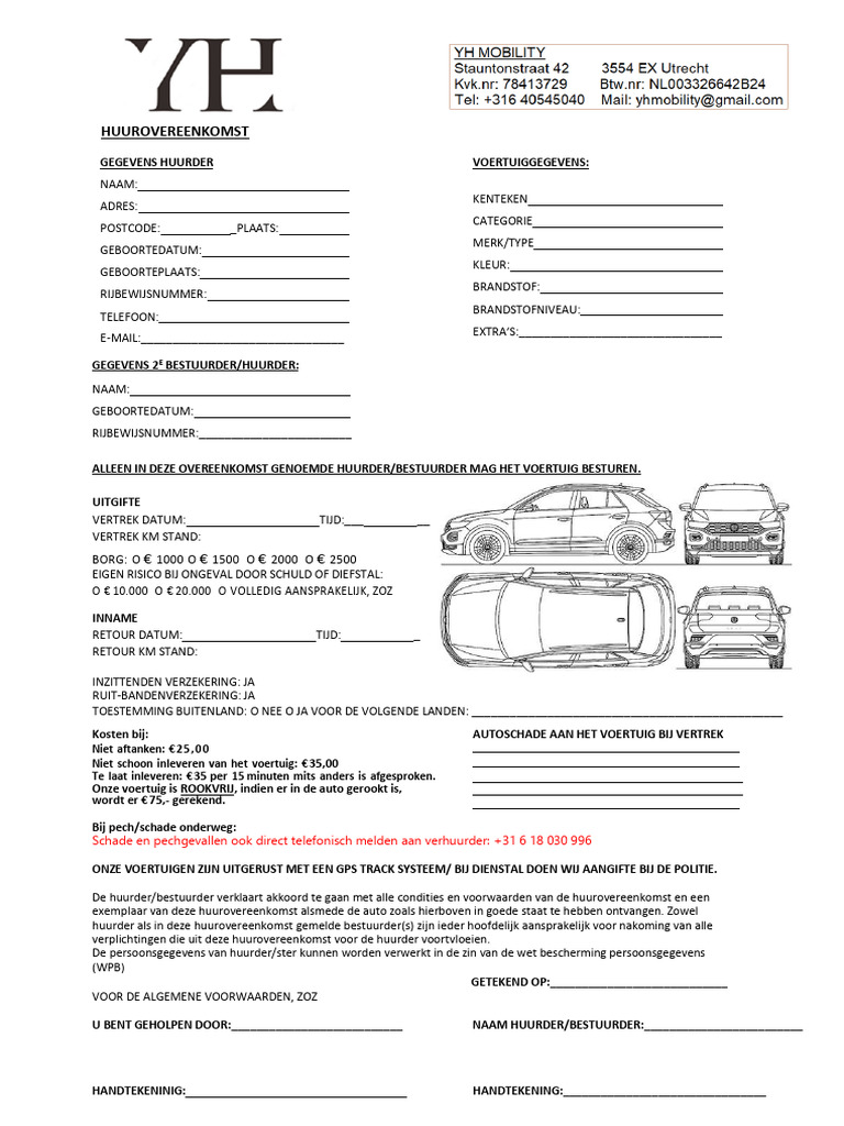 HUUROVEREENKOMST | PDF