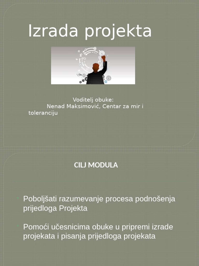 izrada projekta prezentacija | PDF